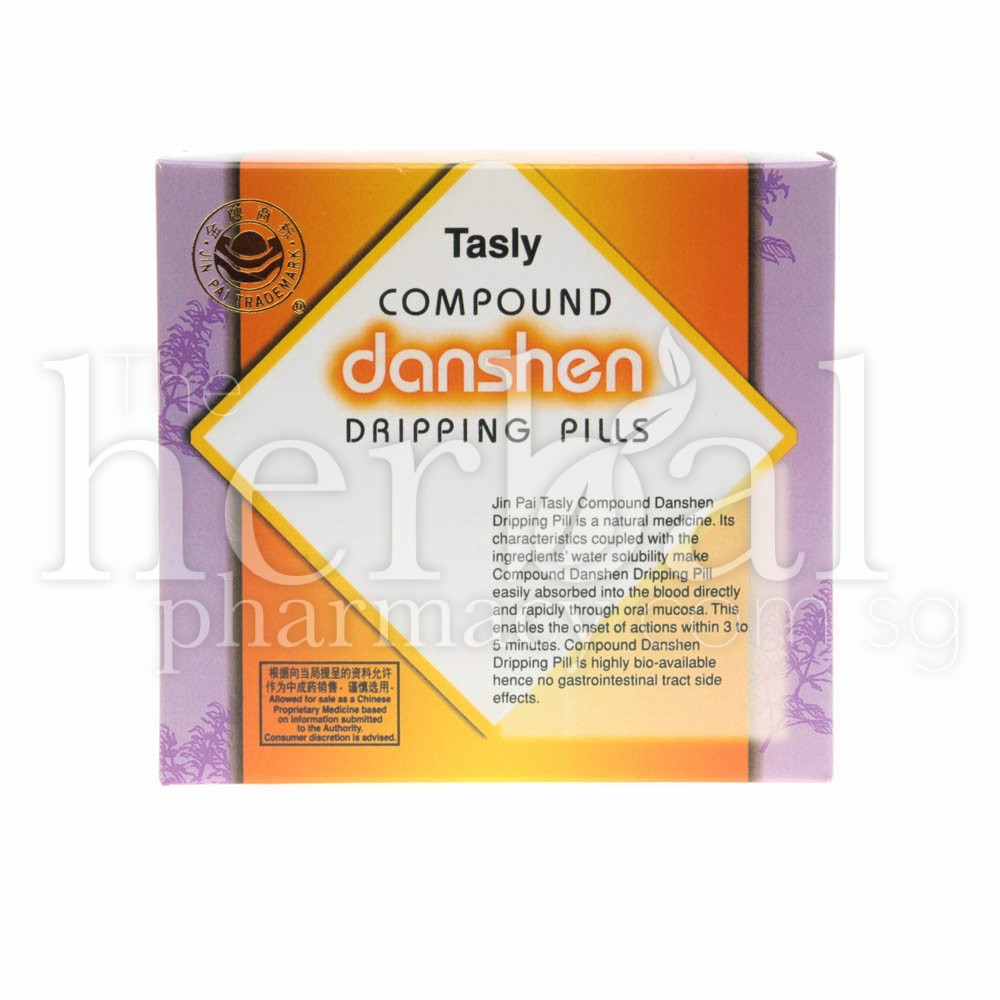 JIN PAI COMPOUND DANSHEN DRIPPING PILLS 100x2 - Theherbalpharmacy
