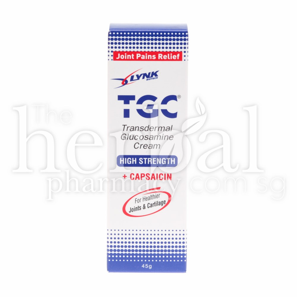 LYNK TGC TRANSDERMAL GLUCOSAMINE & CAPSAICIN CREAM 45g - Theherbalpharmacy