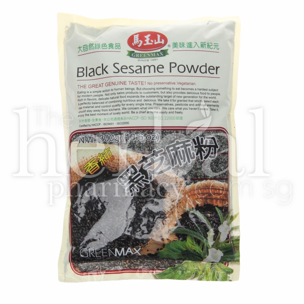 GREENMAX BLACK SESAME POWDER 300g - Theherbalpharmacy