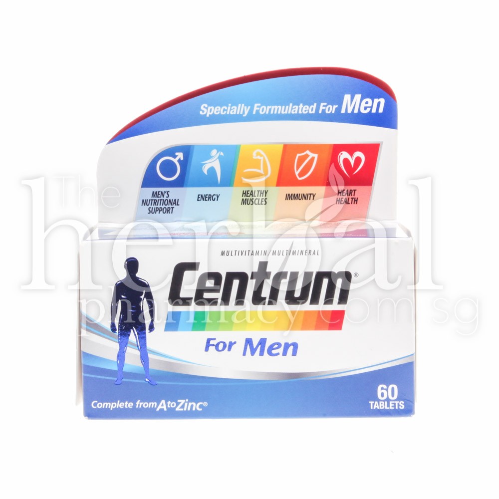 CENTRUM FOR MEN TABLETS 60 - Theherbalpharmacy