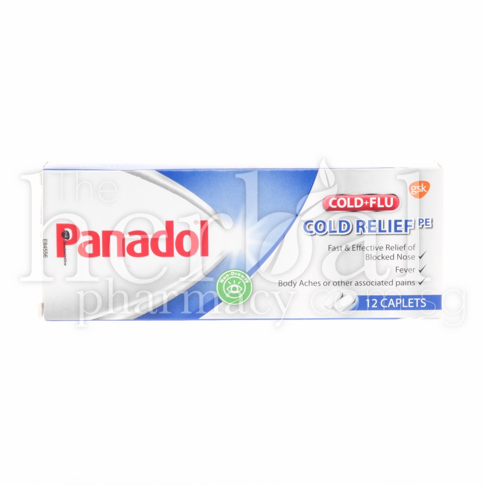 PANADOL COLD RELIEF 12 CAPLETS - Theherbalpharmacy