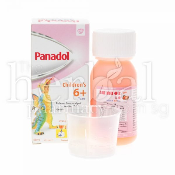PANADOL CHILDREN SUSPENSION 6+ 60ML - Theherbalpharmacy