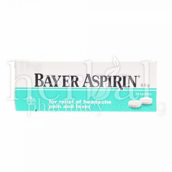 BAYER ASPRIN TABLETS 24 - Theherbalpharmacy