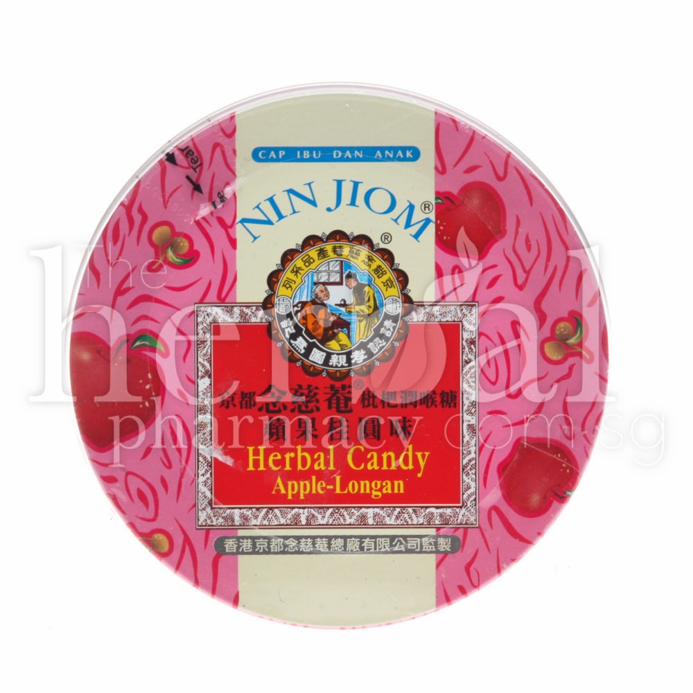 NIN JIOM HERBAL CANDY APPLE-LOGAN 60g - Theherbalpharmacy