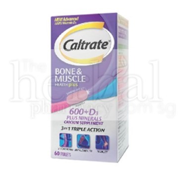 PFIZER CALTRATE 600mg CALCIUM SUPPLEMENT TABLETS 60 - Theherbalpharmacy