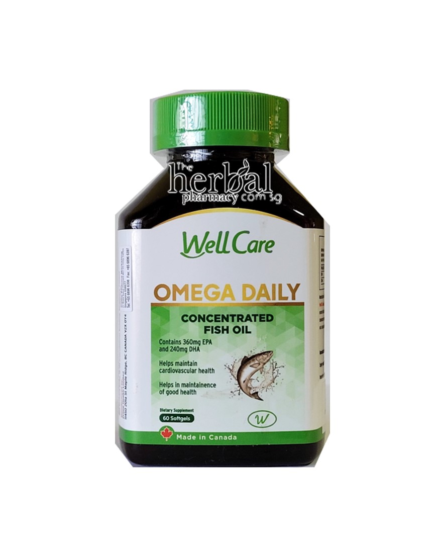 WellCare Omega Daily 60 Softgels - Theherbalpharmacy
