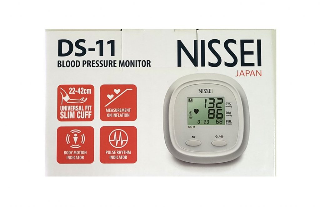 NISSEI Blood Pressure Monitor DS-11 - Theherbalpharmacy